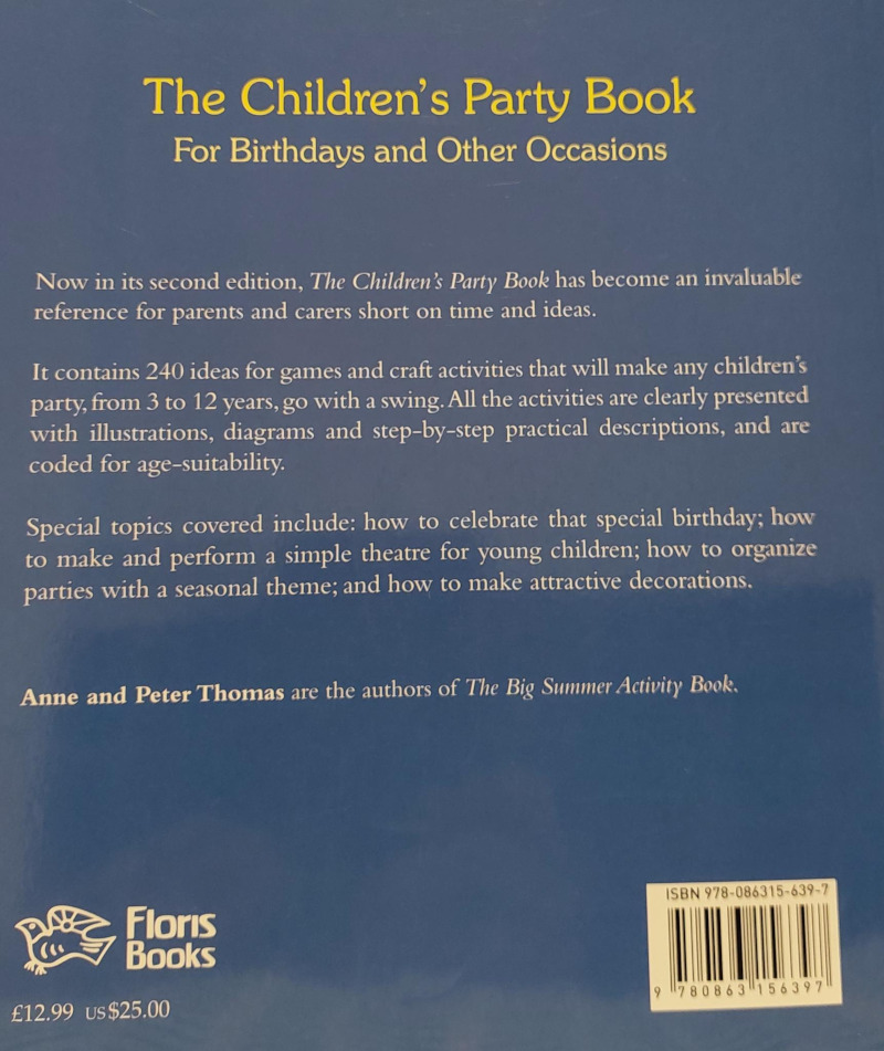 The children’s Party Book - Fun Kids' Birthday Parties
